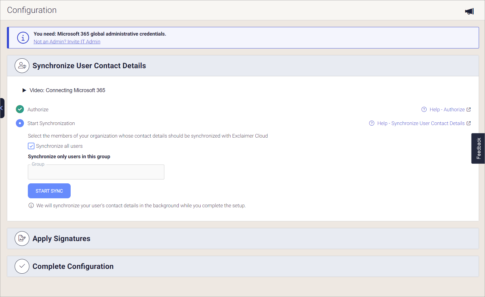 How to configure client-side signatures after the initial onboarding – Exclaimer Knowledge Base